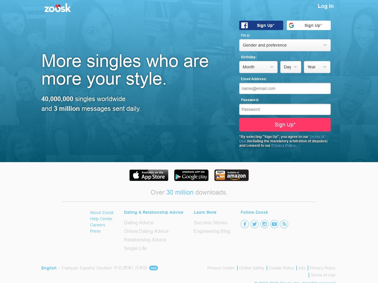 Zoosk - Date From Home